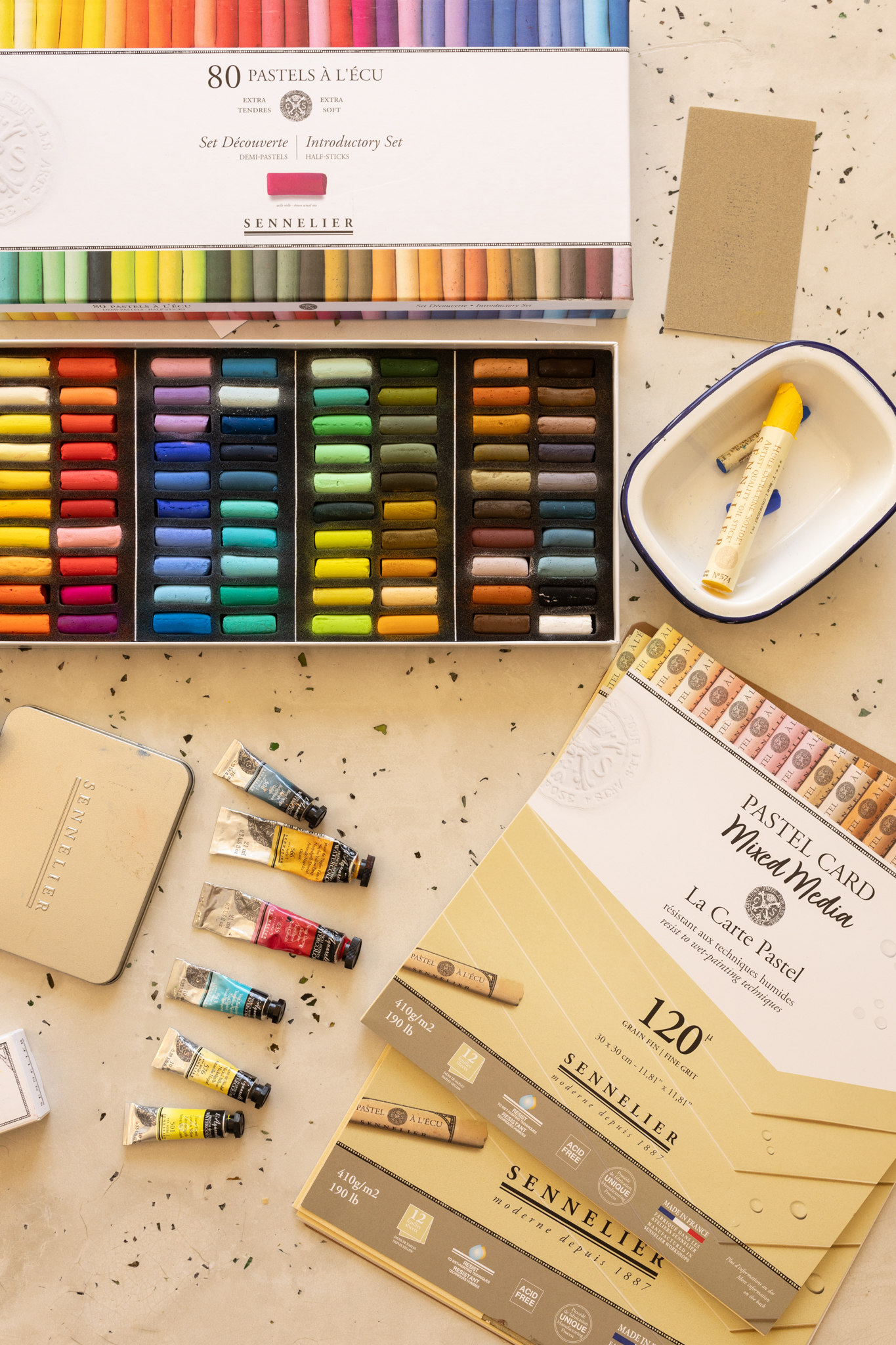 Watercolour and Pastel on the Mixed Media Pastel