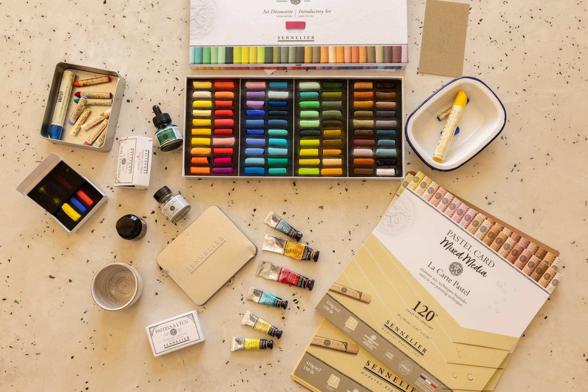 Watercolour and Pastel on the Mixed Media Pastel