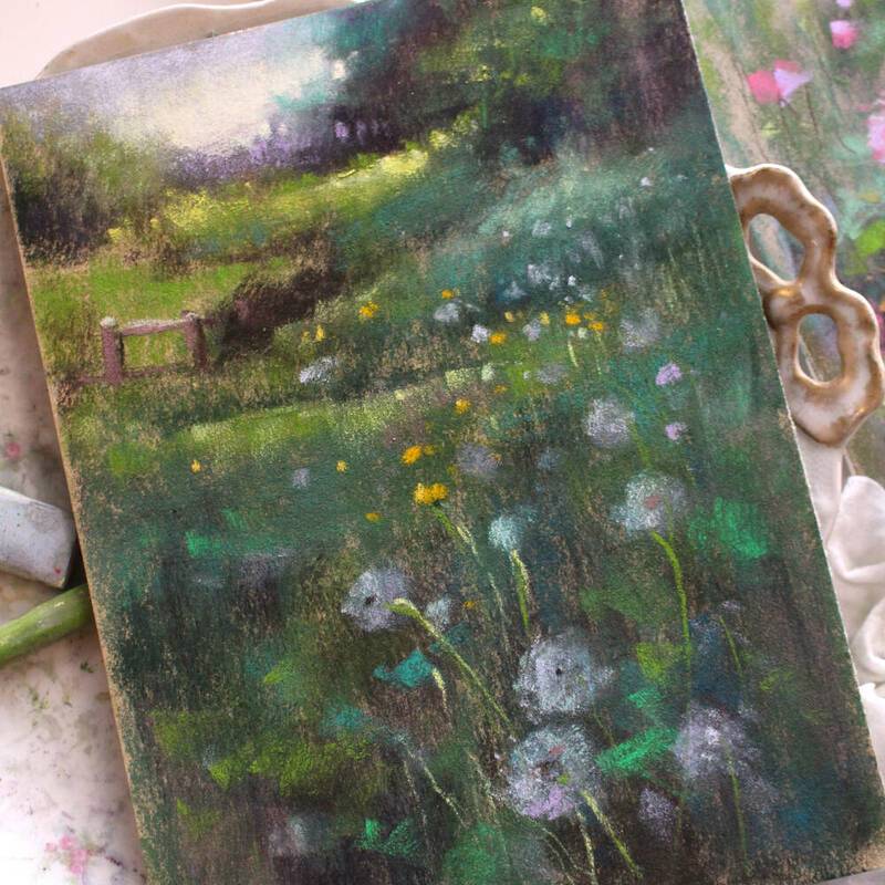 A Spring Meadow in Soft Pastel, with Valerie McKeehan
