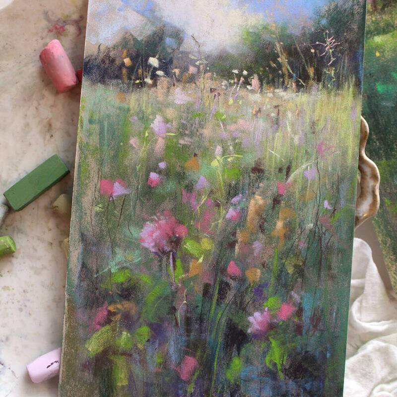 A Spring Meadow in Soft Pastel, with Valerie McKeehan