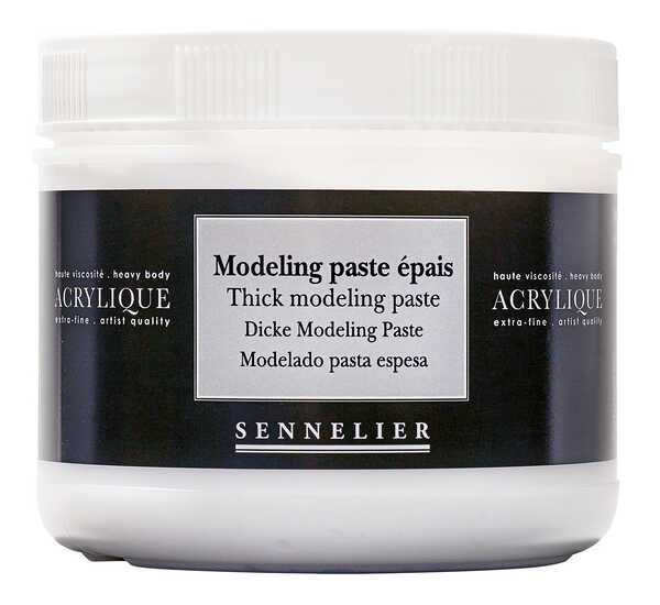 Thick modeling paste