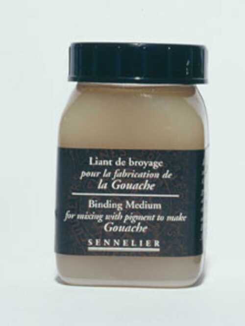 Gouache binding medium